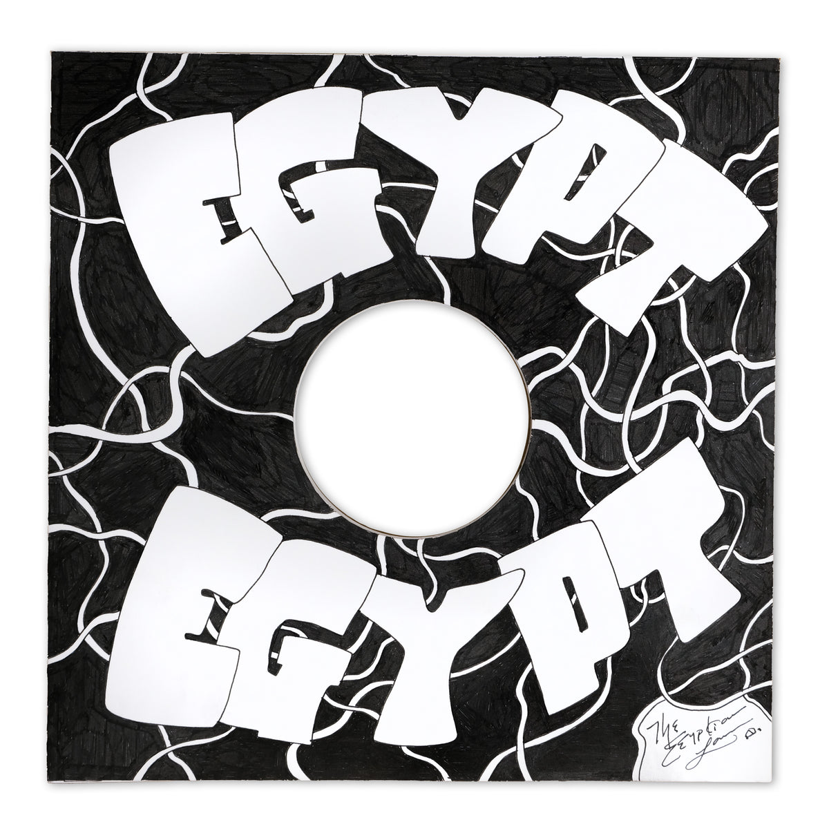 Egyptian Lover "Hand-Drawn Record Cover 21" Original Artwork - BEYOND ...