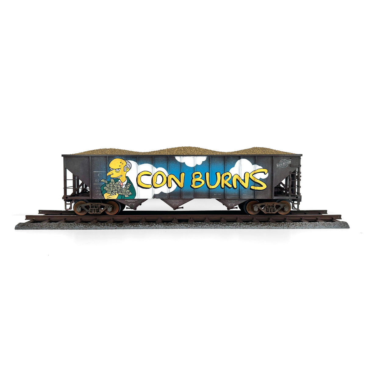 Tim Conlon "CNW #9" Model Train - BEYOND THE STREETS