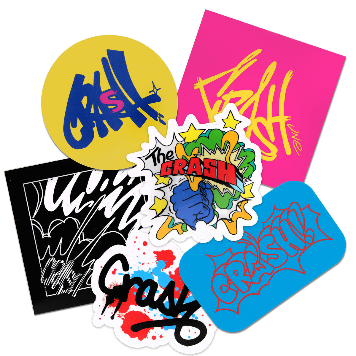 CRASH "Stickers" 6-Pack - BEYOND THE STREETS