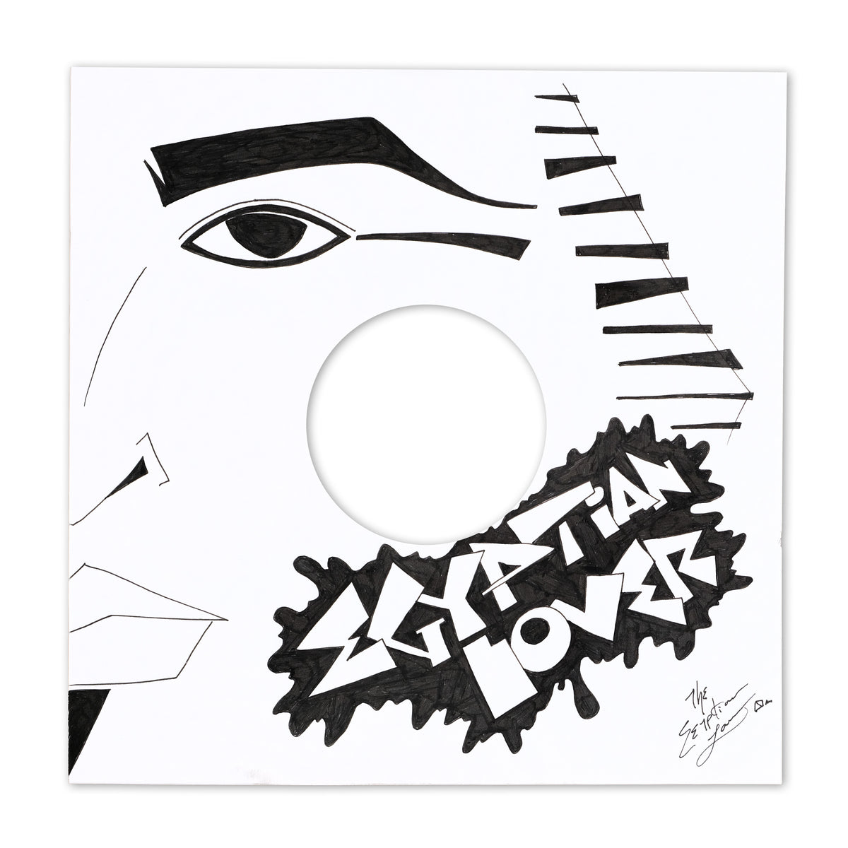 Egyptian Lover "Hand-Drawn Record Cover 20" Original Artwork - BEYOND ...