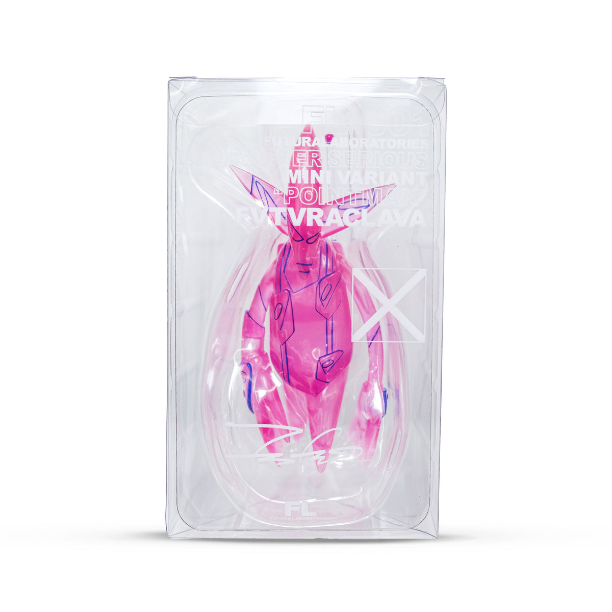 FUTURA "FL-001 MINI POINTMAN VINYL FIGURE (PINK)" - BEYOND THE STREETS