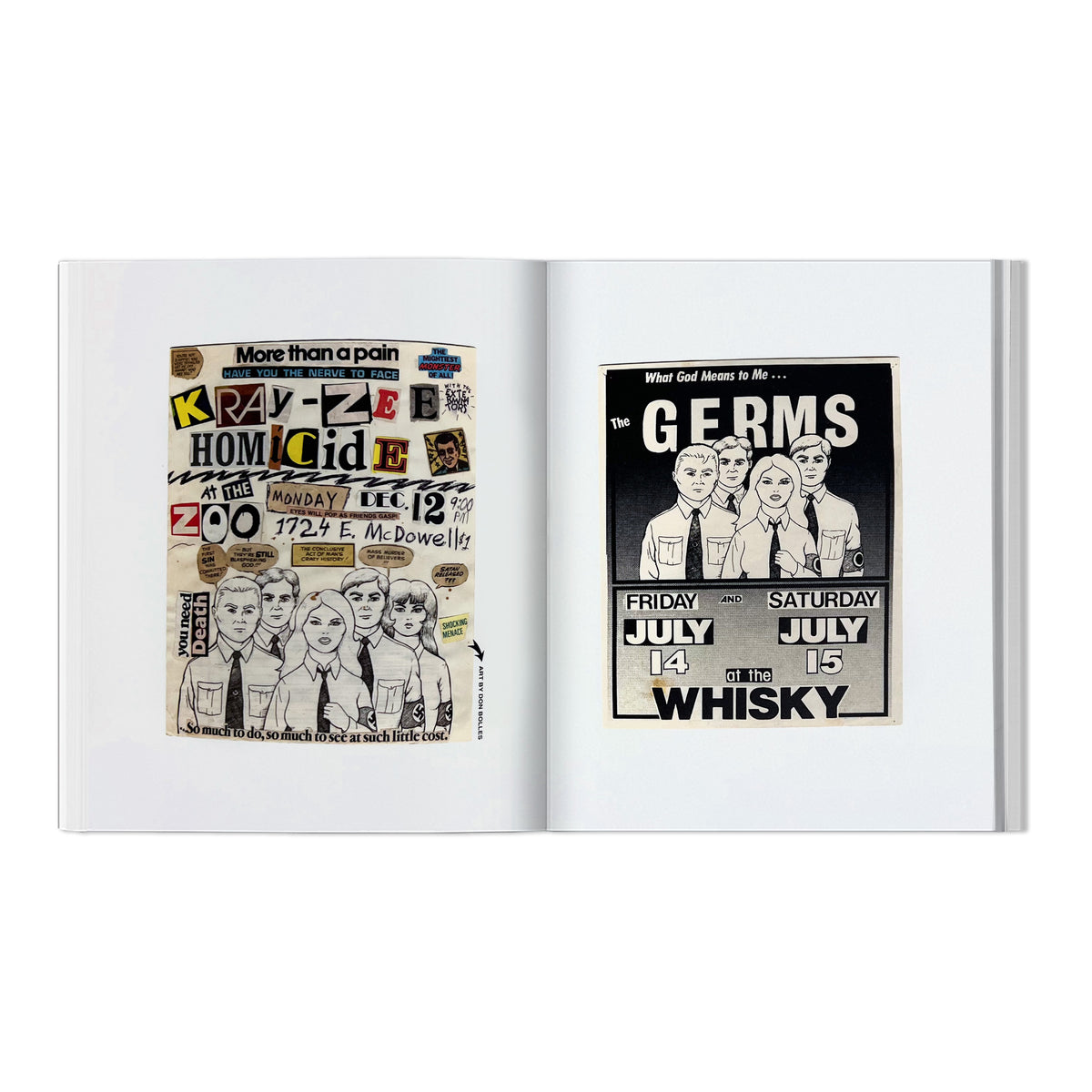 GERMS "This Music Leaves Exit Wounds" Book - BEYOND THE STREETS