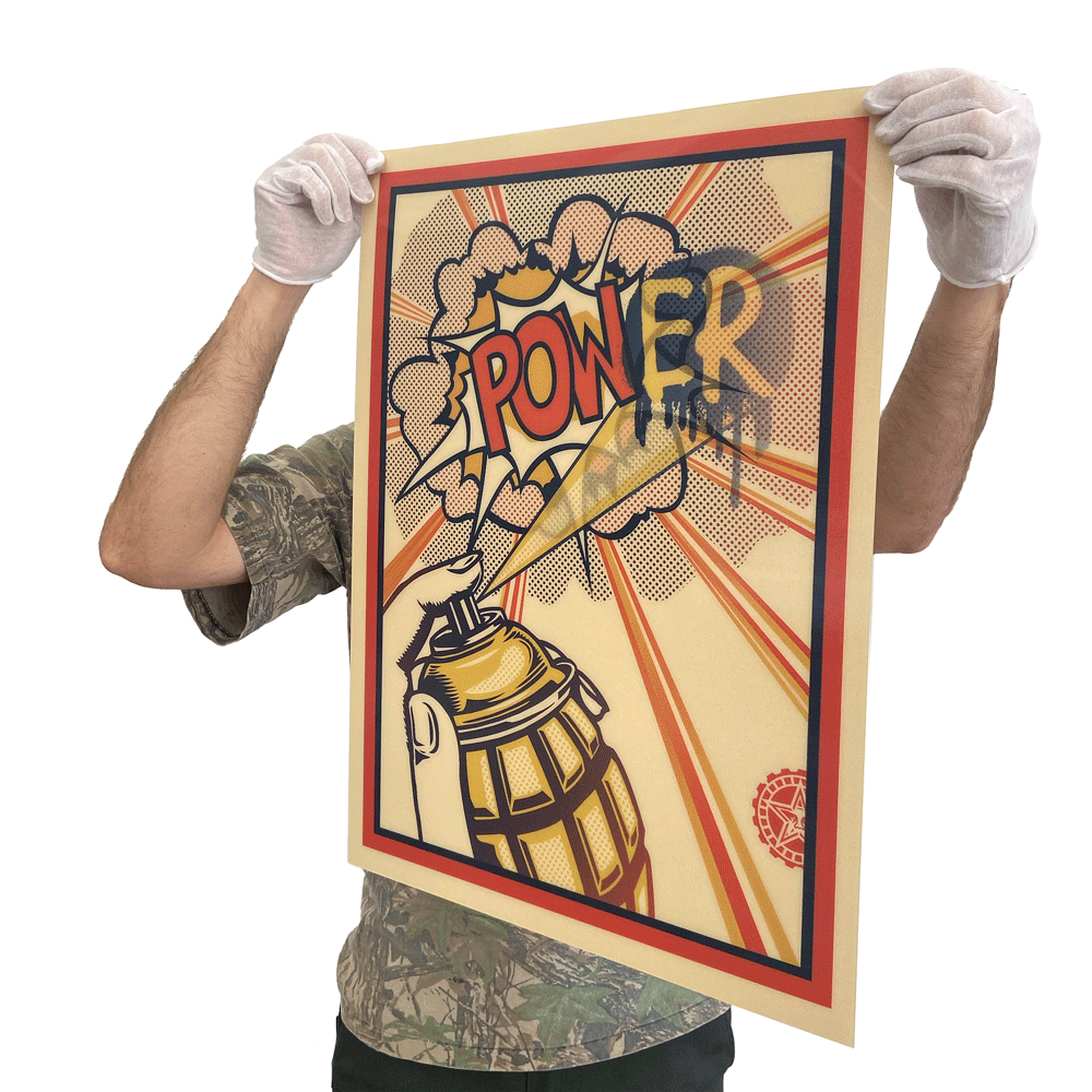 Shepard Fairey "POWER" Lenticular Edition - BEYOND THE STREETS